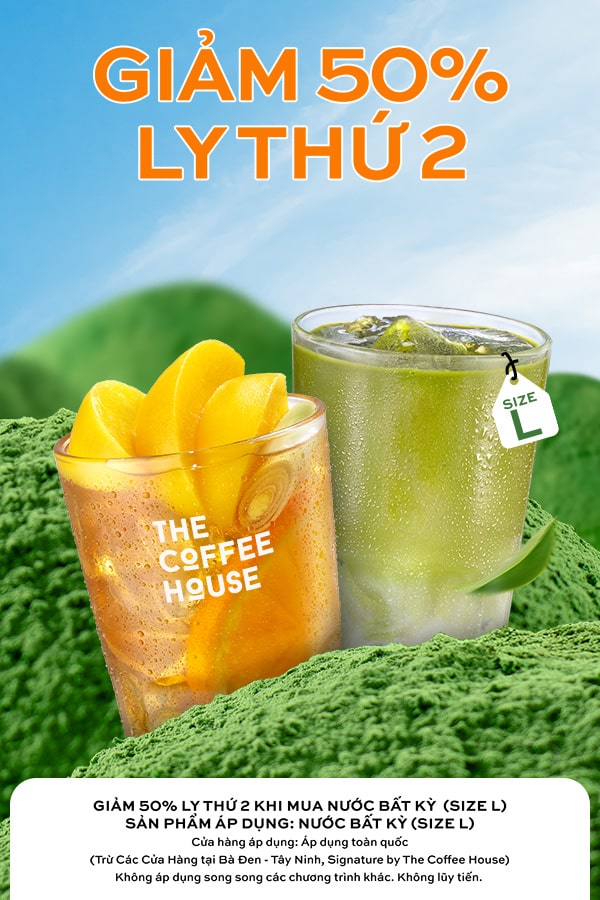 The Coffee House Voucher 09/2025 - Mua 1 Tặng 1, Giảm 50% ...