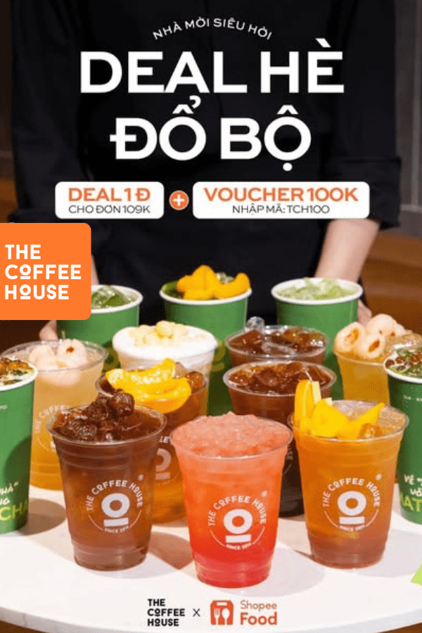 The Coffee House Voucher 08/2025 - Mua 1 Tặng 1, Giảm 50%,