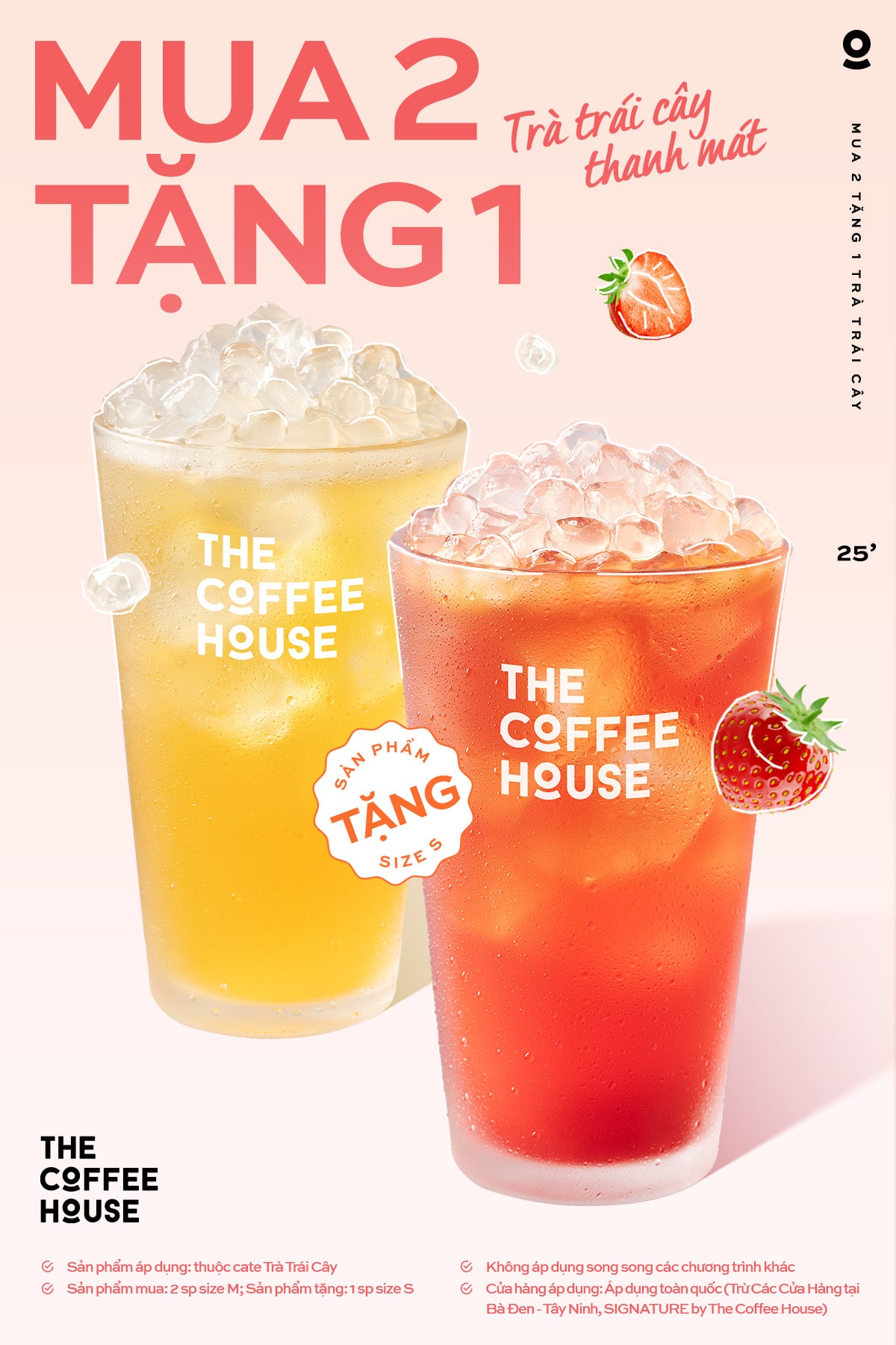 The Coffee House Voucher 08/2025 - Mua 1 Tặng 1, Giảm 50%,