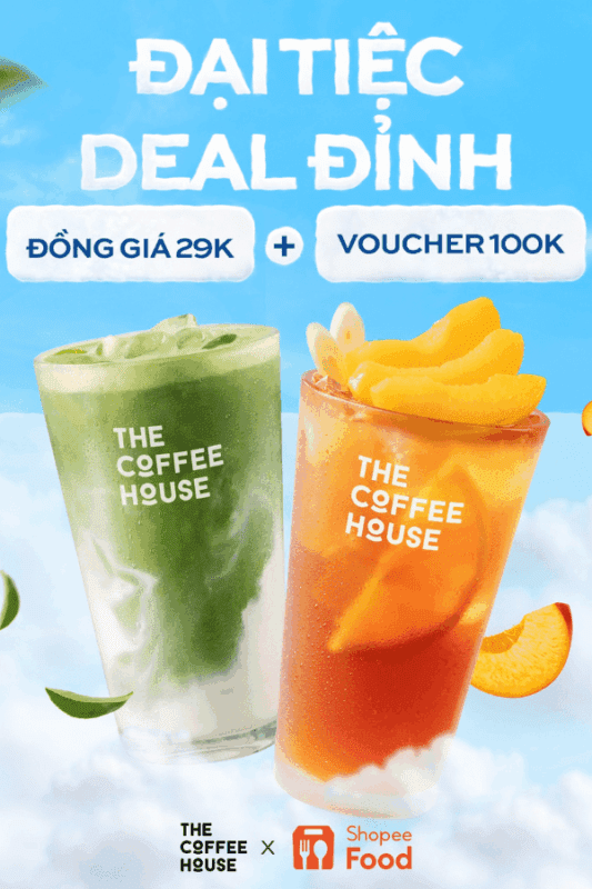 Mã Giảm Giá The Coffee House - Voucher Mua 1 Tặng 1, Giảm 50%, Giảm 40K ...
